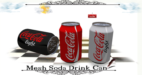 Second Life Marketplace - Mesh Soda Drink Can