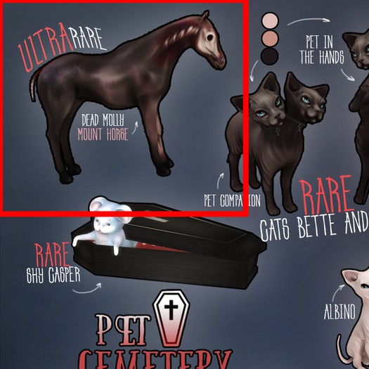Second Life Marketplace - Pet Cemetery.Dead Molly - ULTRARARE