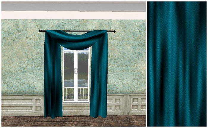 Second Life Marketplace - ::Garage Sale:: Diamond Series Swagged Drape ...