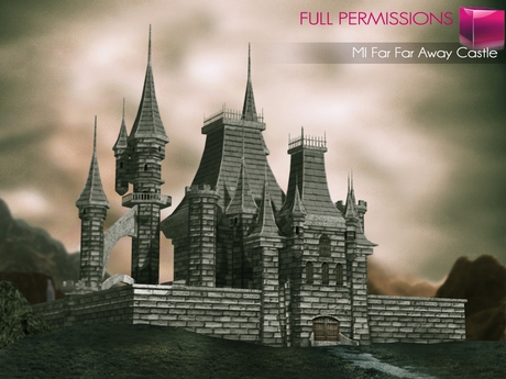 Second Life Marketplace - Full Perm MI Far Far Away Castle Exterior Only
