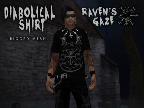 Second Life Marketplace - ..::RAVEN'S GAZE::.. DIABOLICAL OUTFIT