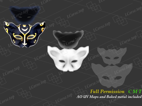 Second Life Marketplace - Cat Mask Full Permission