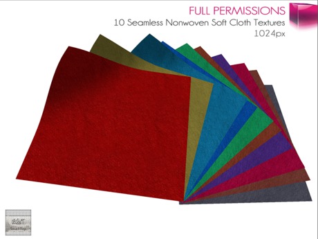 Second Life Marketplace - Full Perm MI Seamless Nonwoven Soft Cloth ...