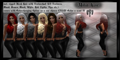 Second Life Marketplace - #CC# Miko Hair
