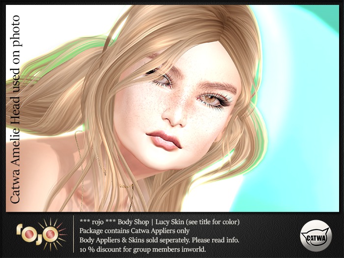 Second Life Marketplace - *** rojo *** Catwa Head Applier - Lucy Fair