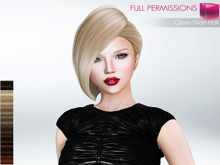 Second Life Marketplace - Full Perm MI Olivia Short Hair