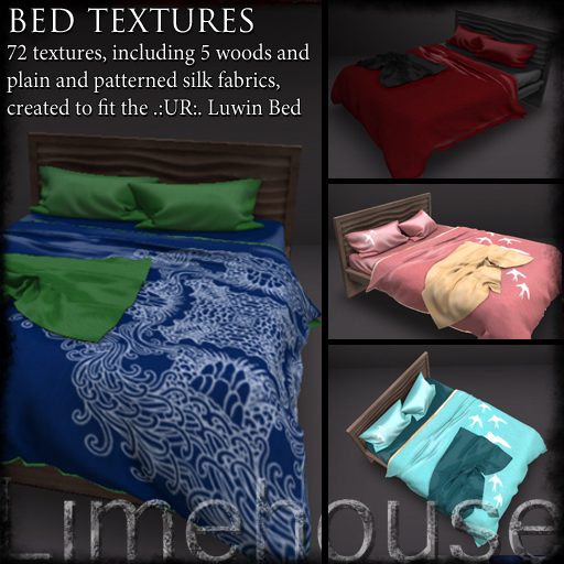 Second Life Marketplace - Luwin bed textures