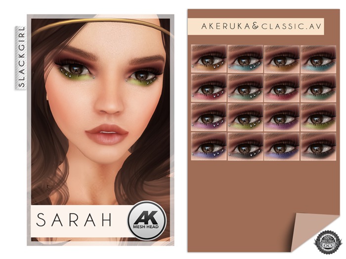Second Life Marketplace - ::SG:: Sarah Shadow AKERUKA Heads & classic ...