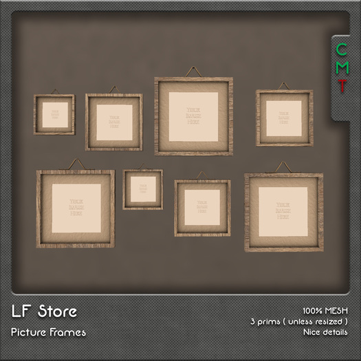 Second Life Marketplace - Pictures Frames