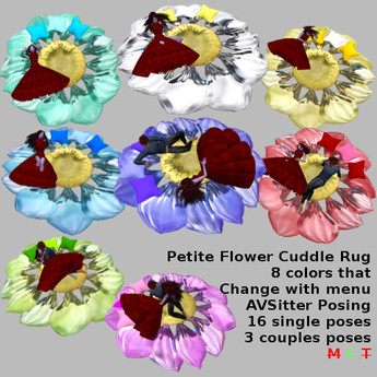 Second Life Marketplace - DD Petite Cuddle Flower Rug