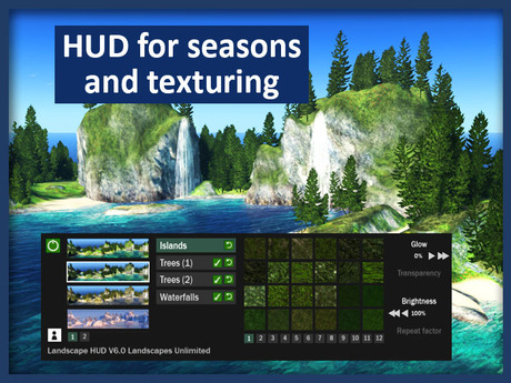 Second Life Marketplace - Off-sim 1/4 Sim Corner Landscape HIGHLANDS ...
