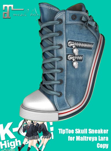 Second Life Marketplace - KO-H Tip Toe Skull Sneaker Maitreya