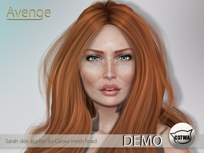 Second Life Marketplace - [Avenge] Sarah skin applier for Catwa - demo