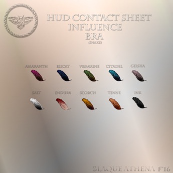 Second Life Marketplace - BAD * INFLUENCE (BRA/SNAKE) * (INK)