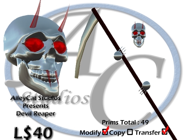 Second Life Marketplace - Devil Reaper, AlleyCat Studios