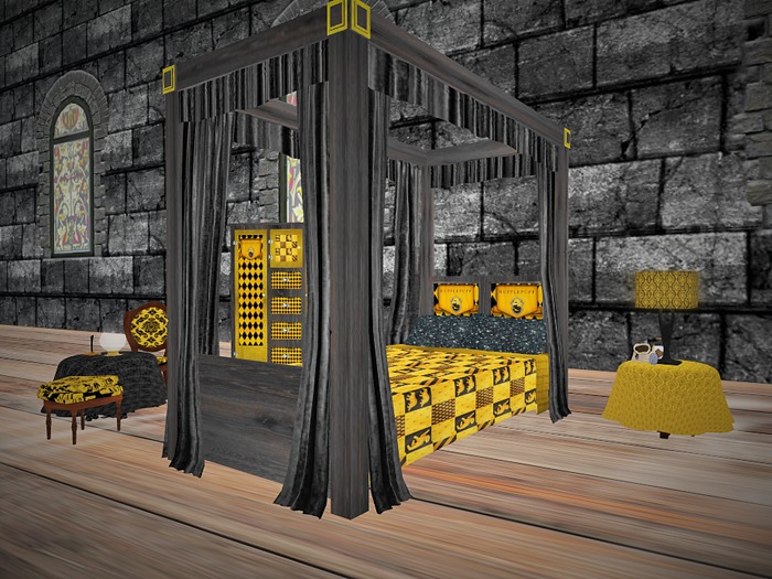 Second Life Marketplace - Hufflepuff Bedroom