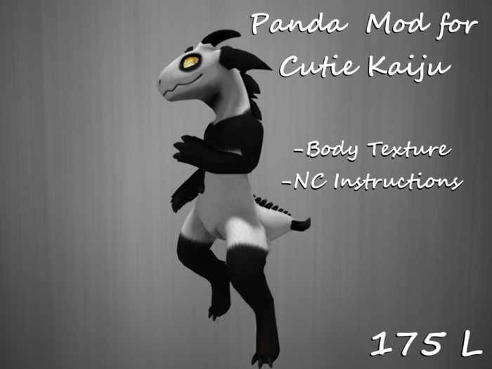 Second Life Marketplace - Panda Mod for Cutie Kaiju