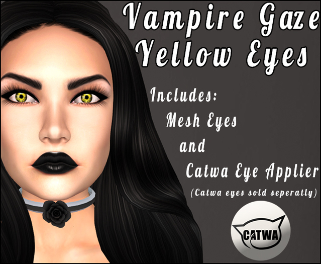 Second Life Marketplace - :PKD: (Wear) Vampire Gaze Yellow