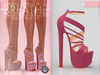Second Life Marketplace - [BREATHE]-Umma Heels-Cerise-(for Slink High ...