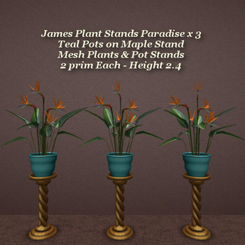 Second Life Marketplace - James Plant Stand Paradise T M