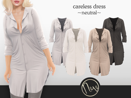 Second Life Marketplace - neve dress - careless neutral