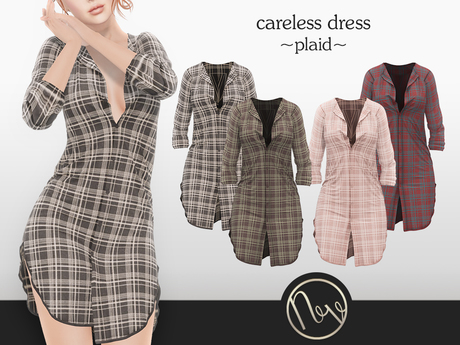 Second Life Marketplace - neve dress - careless plaid