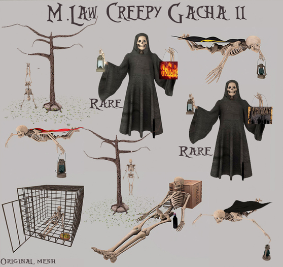 Second Life Marketplace - .:M.LAW:. Skeleton inside cage