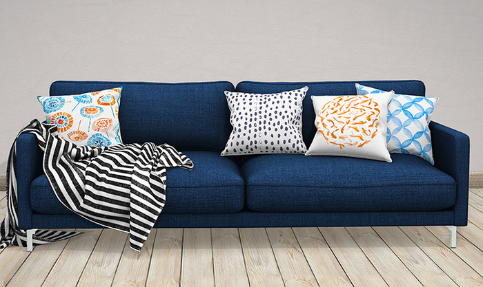 Second Life Marketplace - The Loft & Aria - Hexa Sofa With A Throw ...