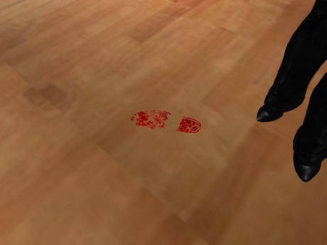 Second Life Marketplace - bloody shoe print