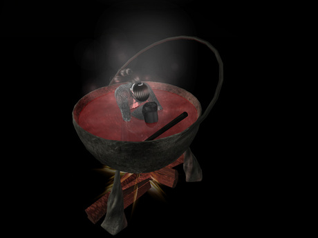 Second Life Marketplace - Chiparus Bloody Cauldron with Pose