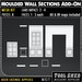 Second Life Marketplace - Tool Shed - Moulded Wall Sections Add-On Mesh Kit
