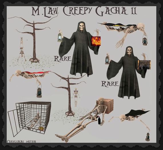 Second Life Marketplace - .:M.LAW:. Skeleton inside cage