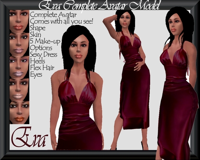 Second Life Marketplace Eva Female Complete Avatar Model