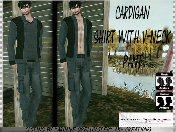 Second Life Marketplace - Cargo Outfit *Arcane Spellcaster*Ak-Creations