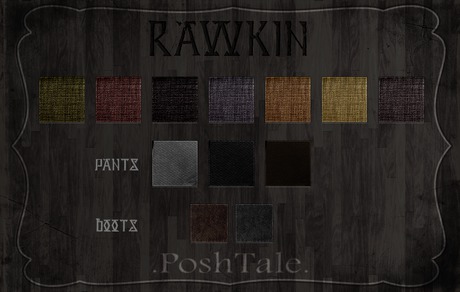 Second Life Marketplace - .PoshTale. Rawkin Outfit (men) DEMO