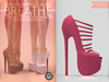 Second Life Marketplace - [BREATHE]-Zarina Heels-Cerise-(for Slink High ...
