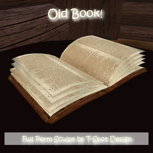 Second Life Marketplace - T-Spot Old Book - Full Perm Kit