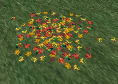 Second Life Marketplace - Autumn Leaves Scattered #1 - Mesh Fall Leaves