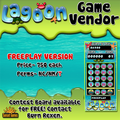 Second Life Marketplace - NEW Lagoon FREEPLAY S GAME