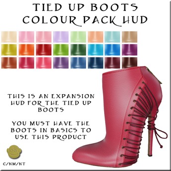 Second Life Marketplace - BM Tied Up Boots Fall HUD