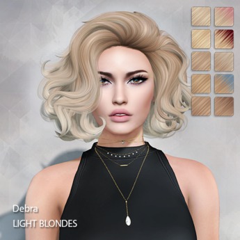 Second Life Marketplace - TRUTH HAIR Debra (Mesh Hair) - light blondes