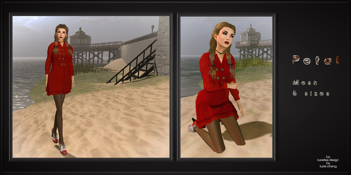 Second Life Marketplace - LUZ - Petal red - vendor