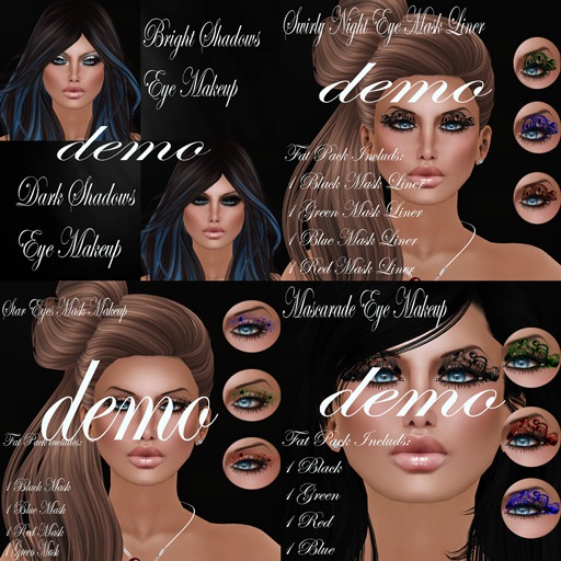 Second Life Marketplace - ALL DEMOS Bright Shadows, Star Eyes ...