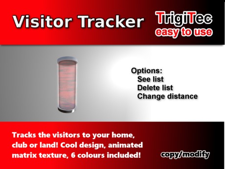 Second Life Marketplace - Visitor Tracker
