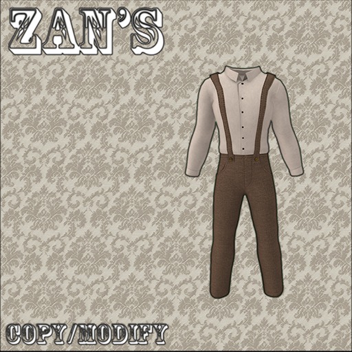 Second Life Marketplace - Zan's factory worker outfit (Tan)