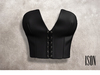 Second Life Marketplace - ISON - lace up bustier (black)