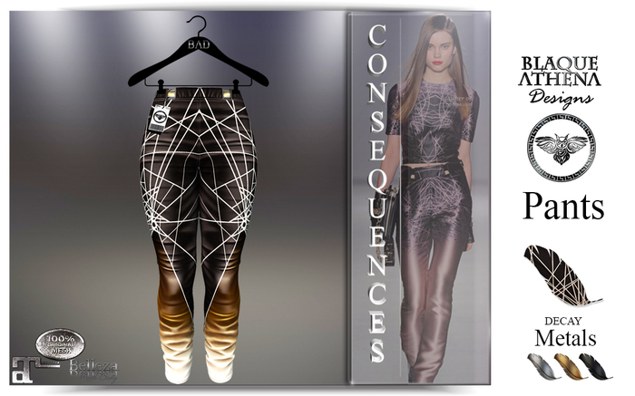 Second Life Marketplace - BAD * CONSEQUENCES - PANT (WEB) * (DECAY)