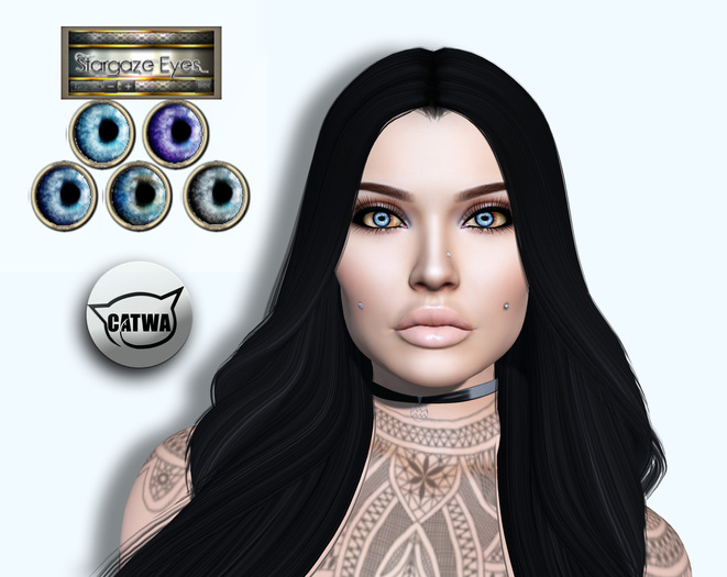 Second Life Marketplace - .::LiX::.StarGazer Catwa Applier Blue