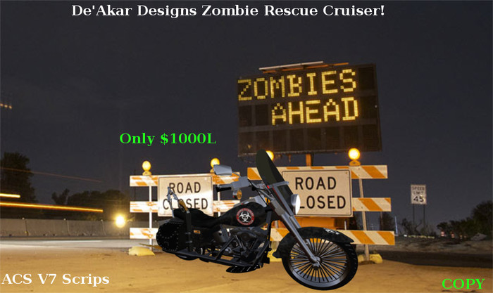 Second Life Marketplace - DD Zombie Rescue Crusier (Container)