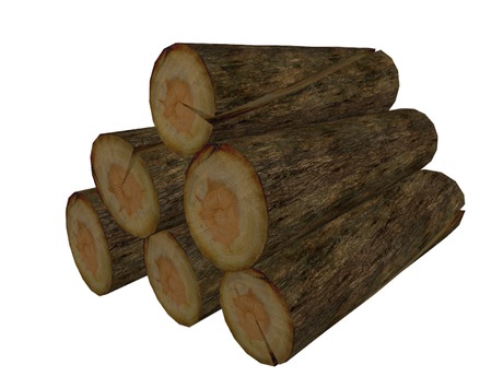 Second Life Marketplace - 1 LI Log Pile - three texture variants